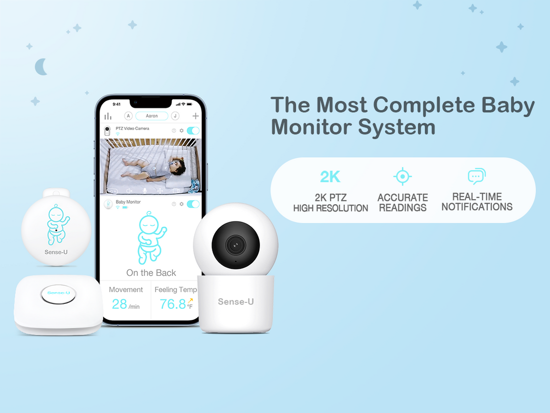 Sense-U 2K bundle: abdominal movement,rollover,temp,2K video,anywhere